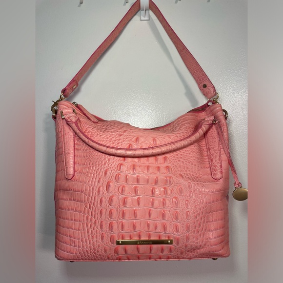 Brahmin | Bags | Brahmin Norah In Pink Lychee | Poshmark